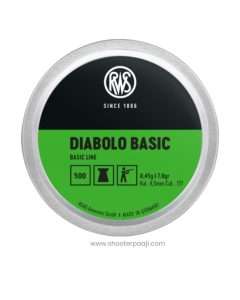 RWS Diabolo Basic 4.5MM (.177 Cal) – 500 Pellets | Shooter Paaji